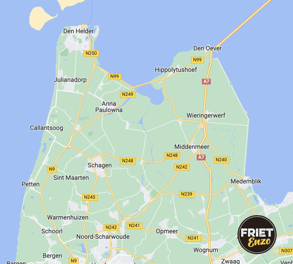 Patatkraam in de Kop van Noord-Holland | Friet enzo Frietkraam